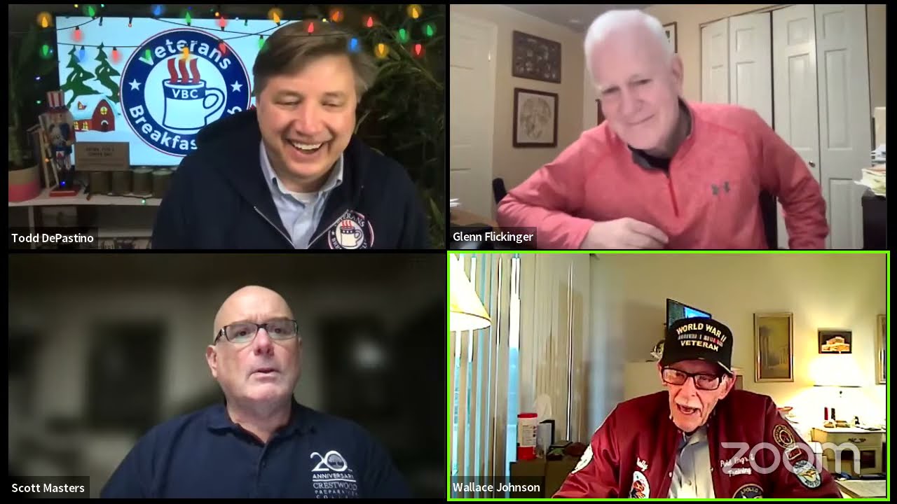 WWII Navy Veteran Wallace Johnson on VBC Greatest Generation Live - YouTube