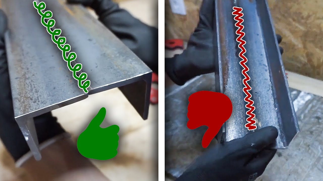 How to welding two L profile and get U profile ? Welding for beginners ...