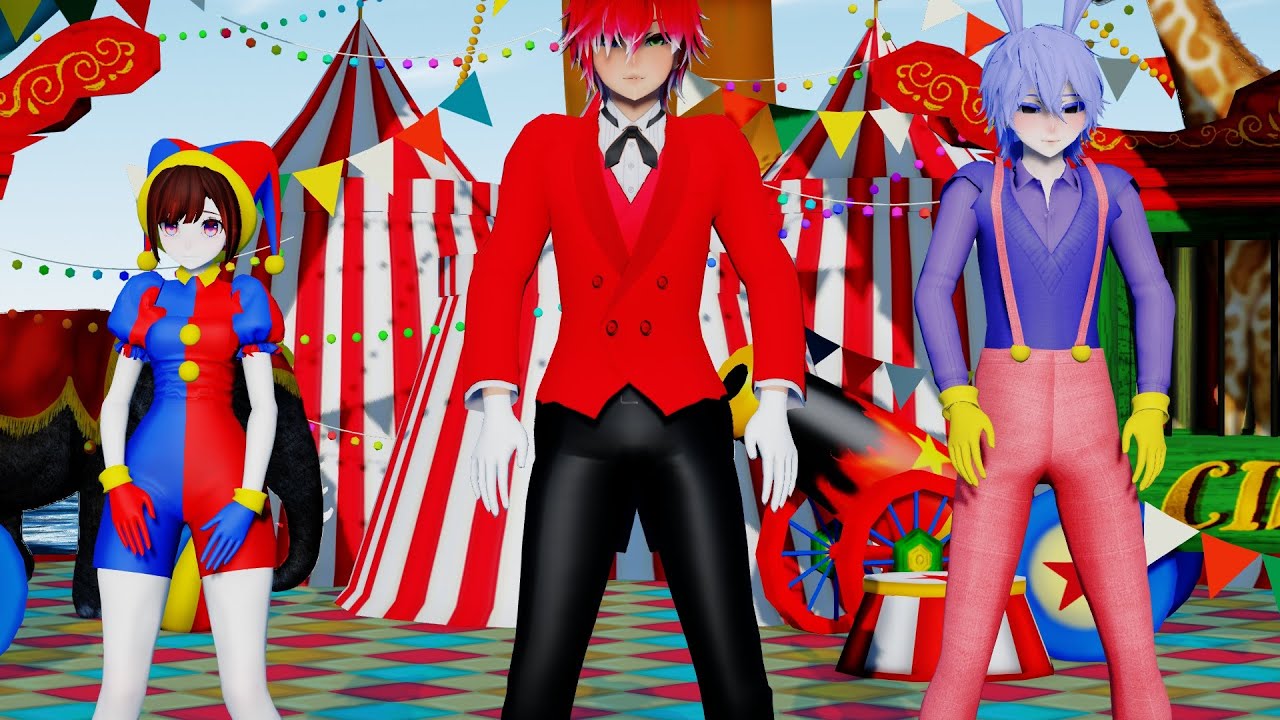MMD Amazing Digital Circus Pomni Need The Power Dankira - YouTube