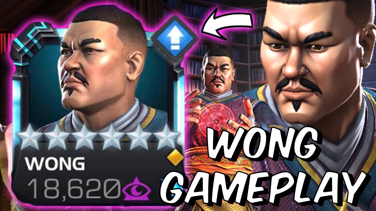 6 Star Wong Gameplay - THE GOD KING OF POWER GAIN - Marvel Contest of ...