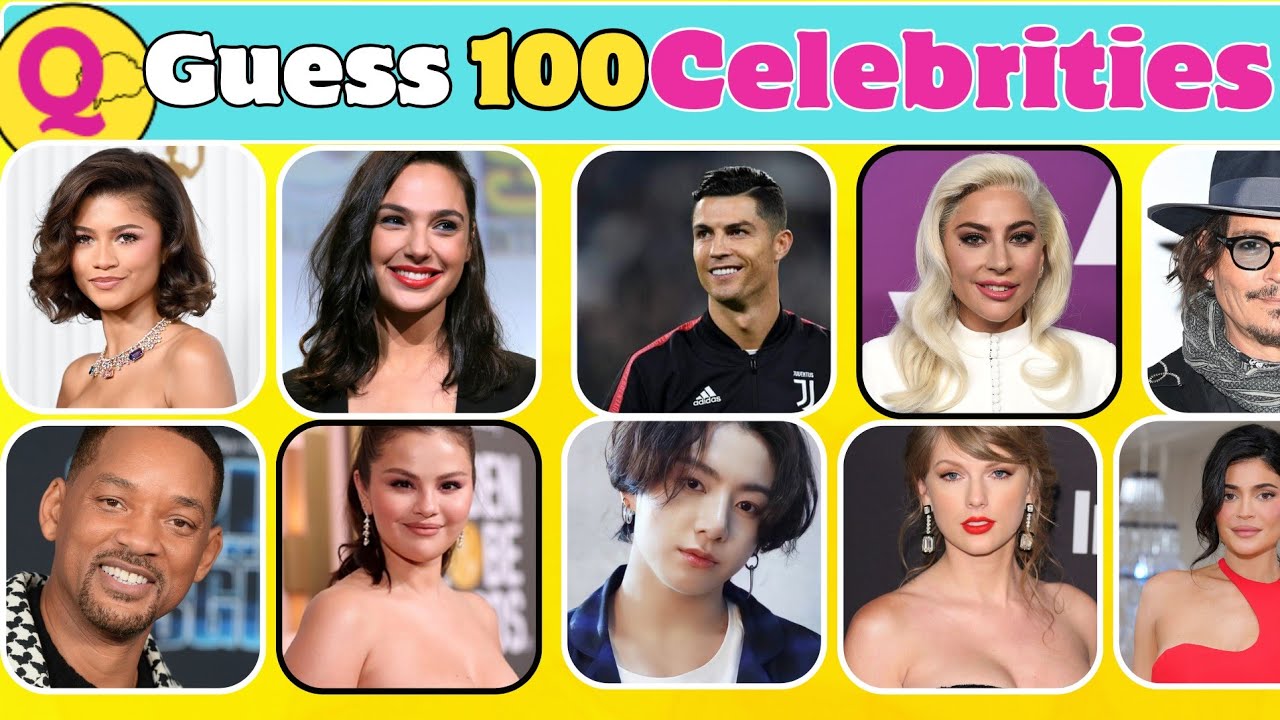 3-Second Celebrity Guessing Challenge| Can You Name the Stars?☀️ - YouTube