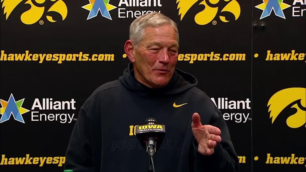 Kirk Ferentz Post Game Press Conference - 11/29/24 - YouTube