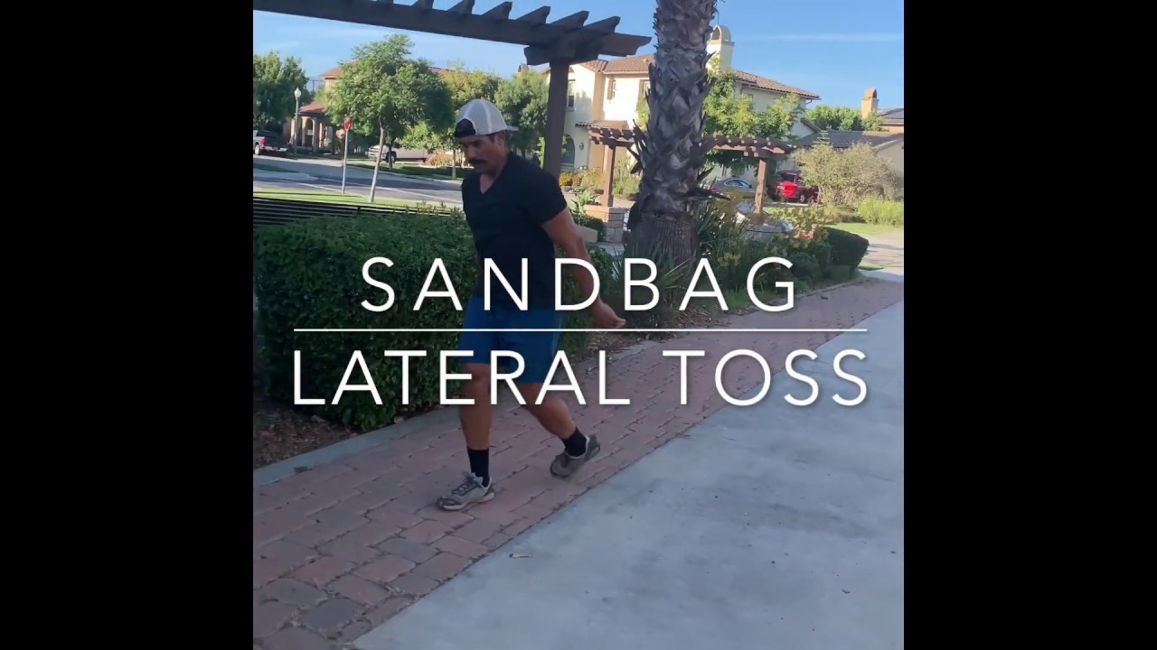 Sandbag Lateral Toss - YouTube