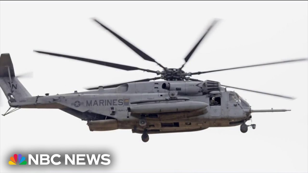Search for 5 Marines continues after missing helicopter found - YouTube