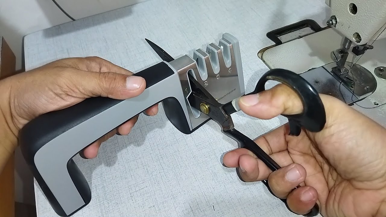 Cara Mengasah Gunting Cepat dan Praktis - YouTube