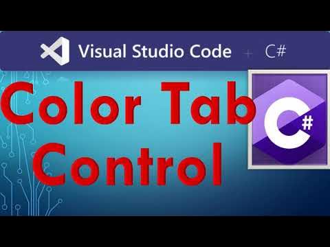 C# Winforms | How to Add Tabcontrol | Color Selected Tab - YouTube