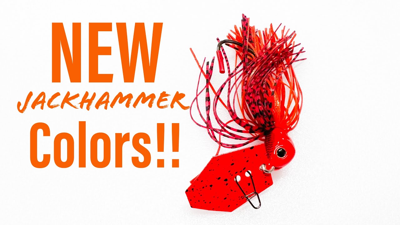 NEW Jackhammer Chatterbait Colors You NEED To Try!! - YouTube