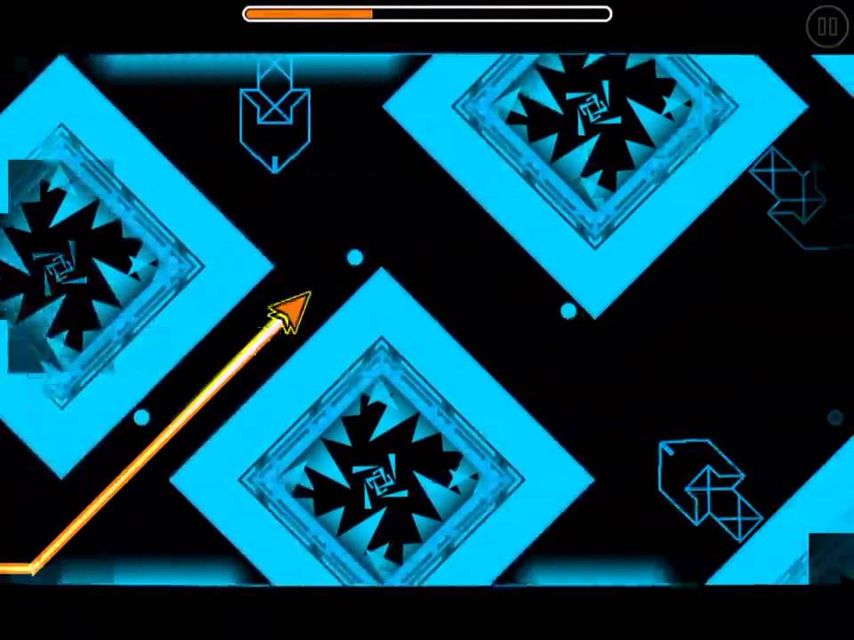 Geometry Dash Blue World By -IDankDudeI - YouTube