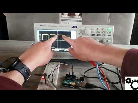 Arduino signal PWM et oscilloscope - YouTube
