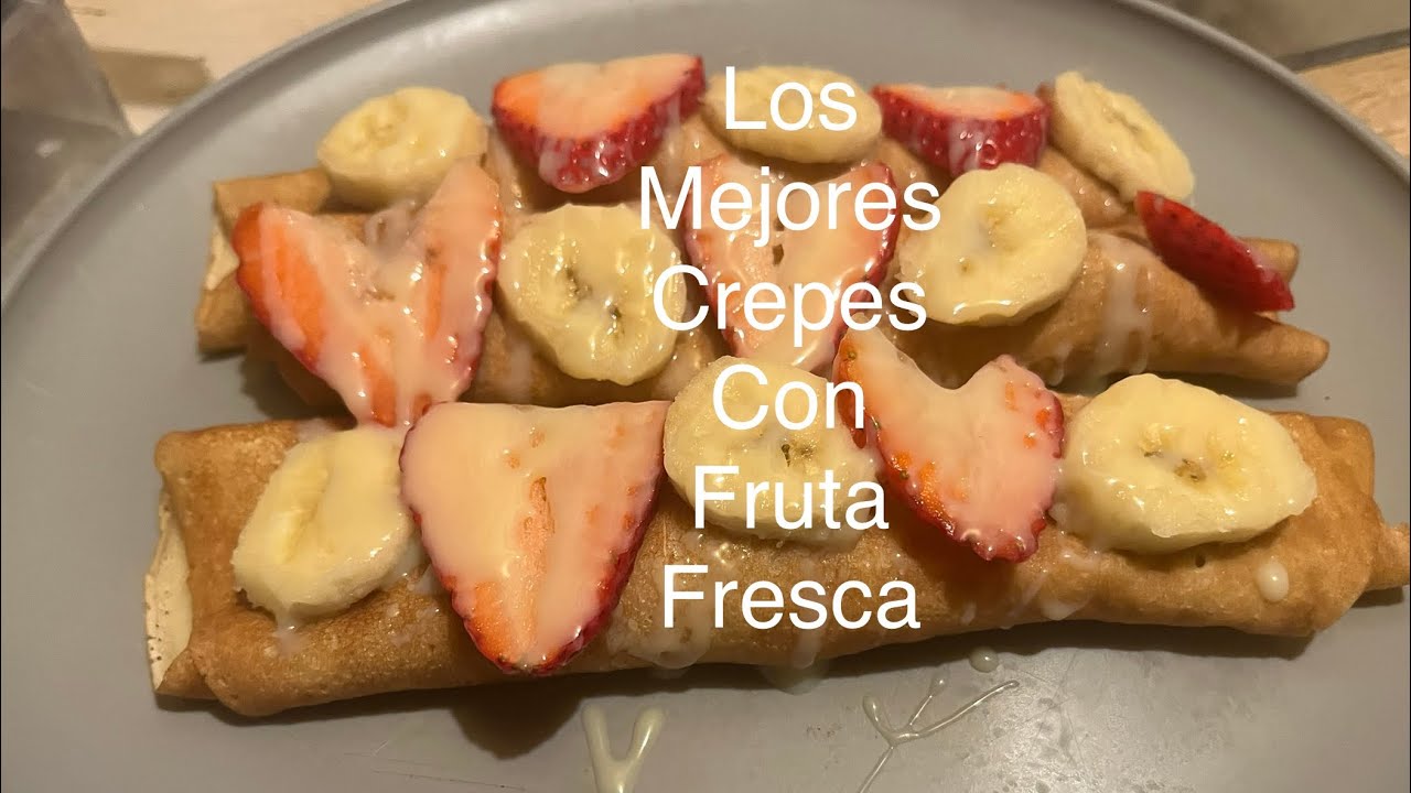 Crepes súper fácil y deliciosos - YouTube