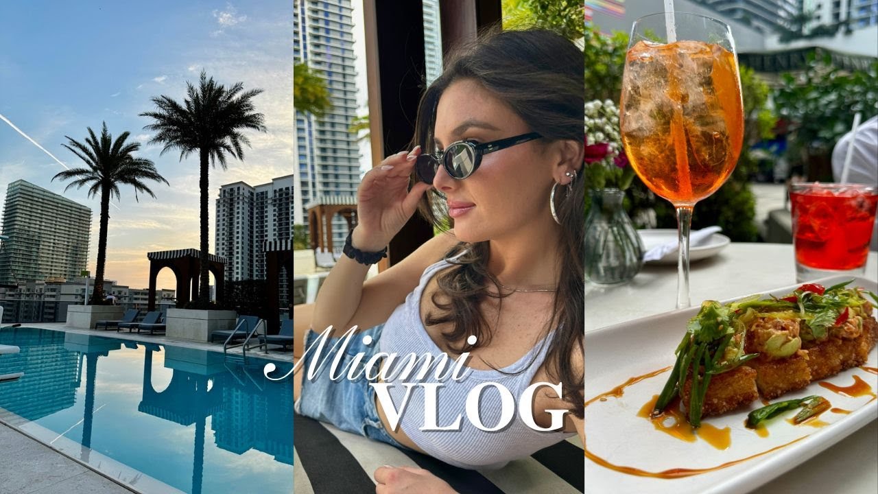MIAMI vlog: music video shoot, struggling with sleep, exploring, & more ...