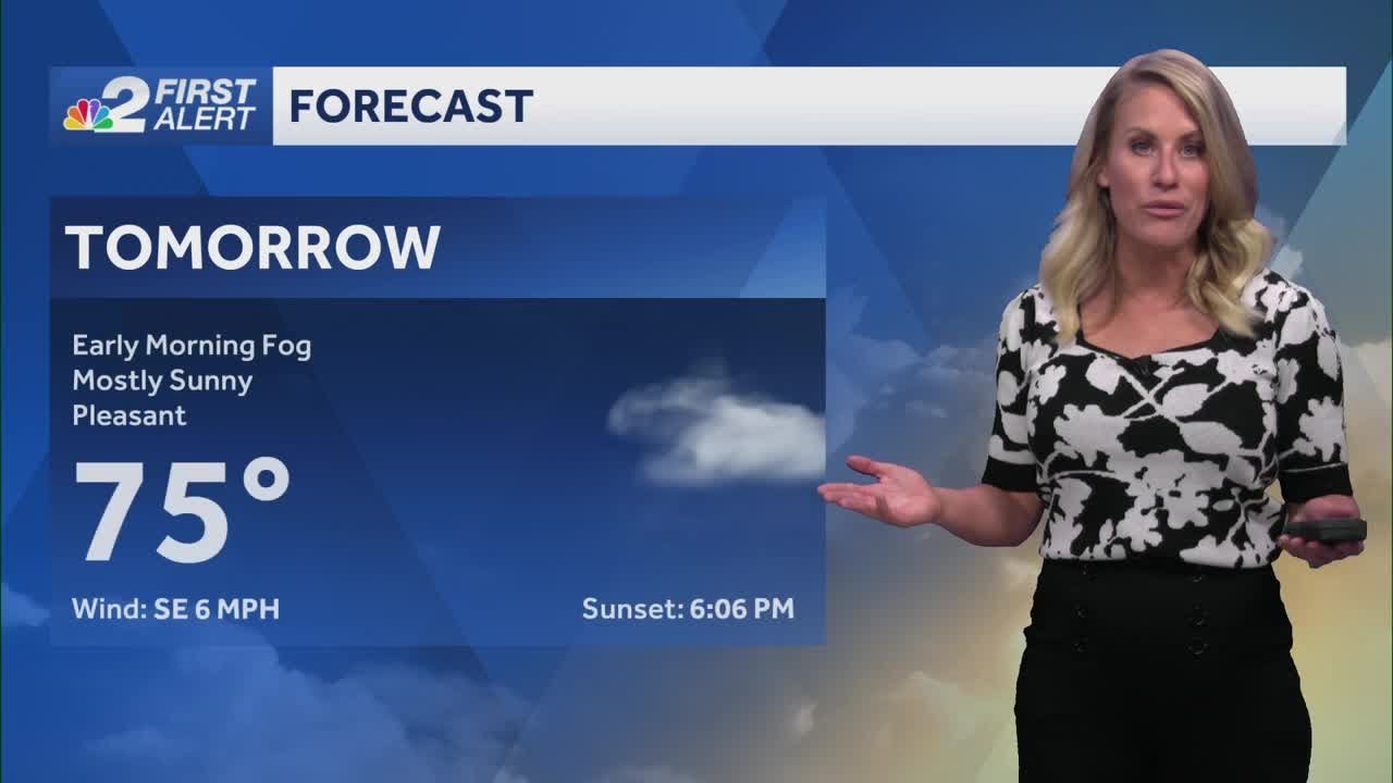 Forecast: Pleasant Monday night, seasonable week - YouTube
