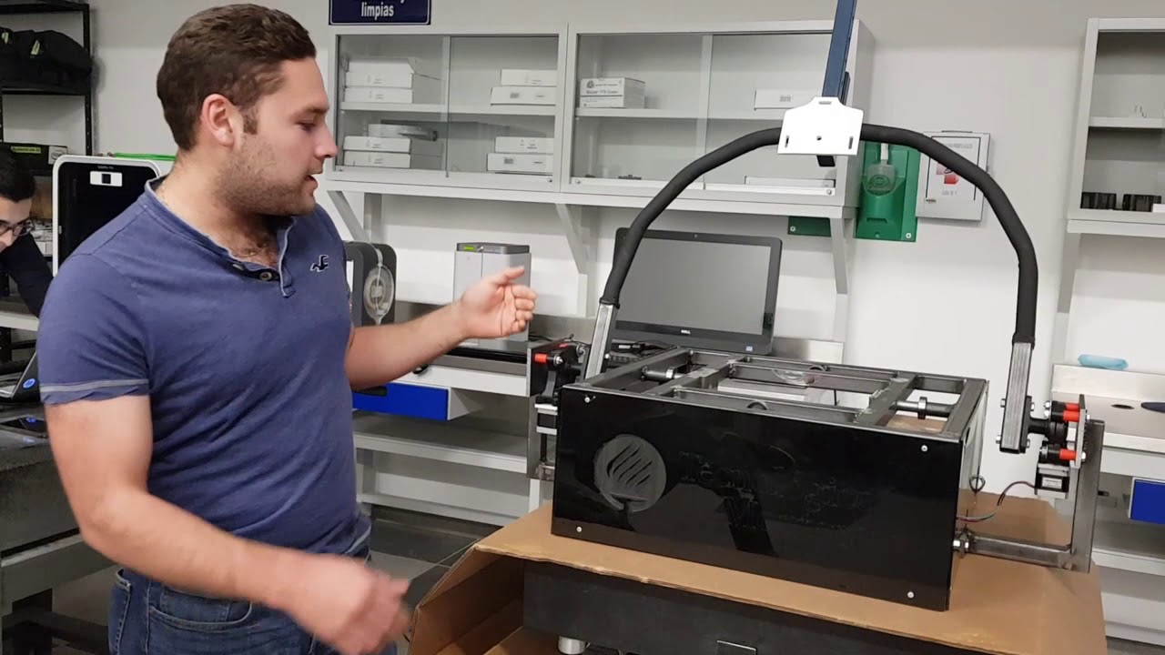 Hemisphere 3D Scanning Station - YouTube