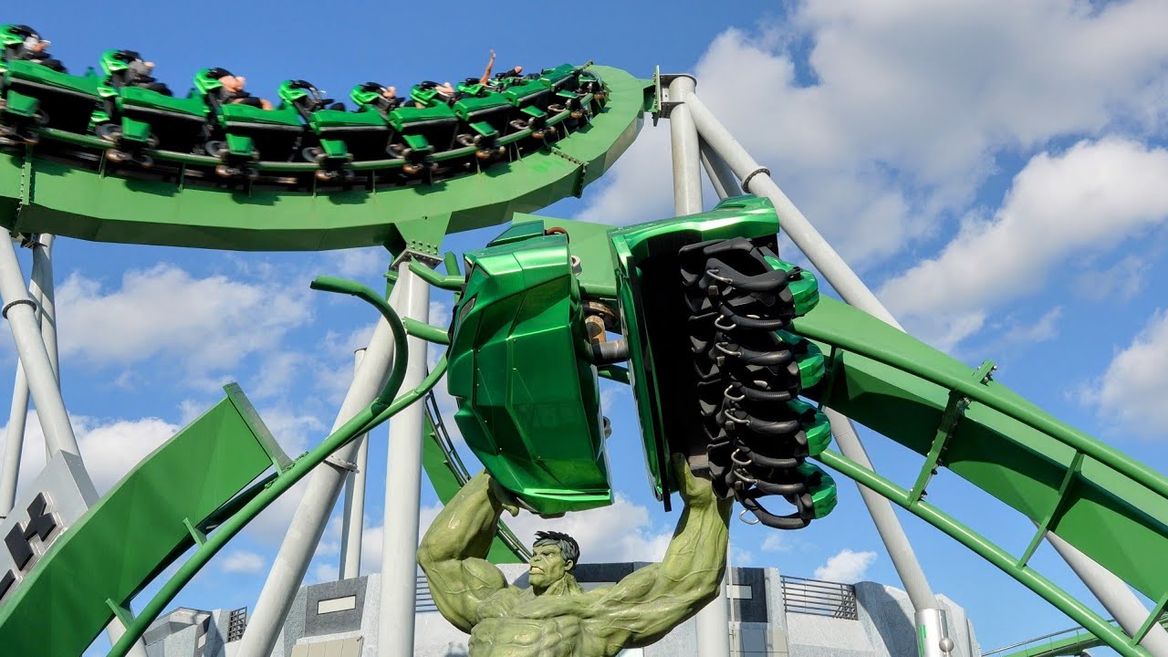 The Incredible Hulk Coaster OFF-RIDE POV | Universal Studios Orlando ...