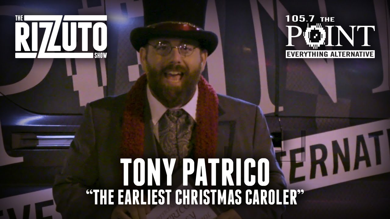 Tony Patrico is 'The Earliest Christmas Caroler' - YouTube