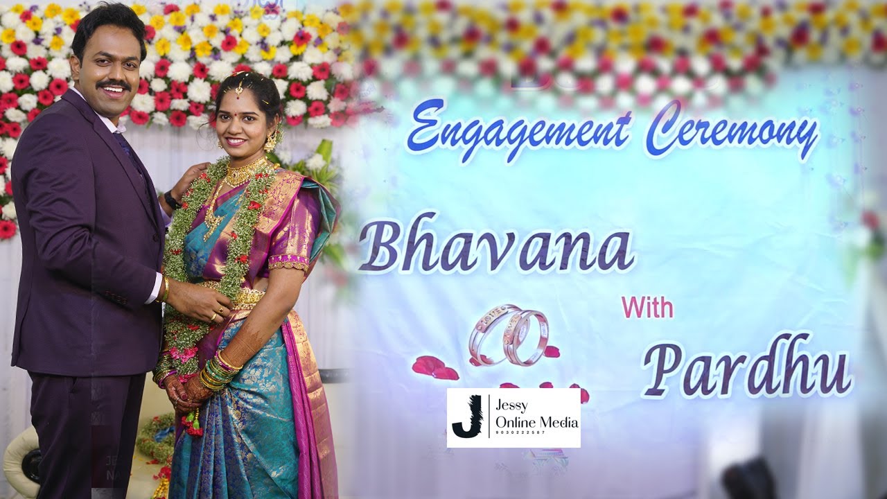Bhavana & Pardhu | Engagement Ceremony | Jessy Online Media | Nani Photography - YouTube