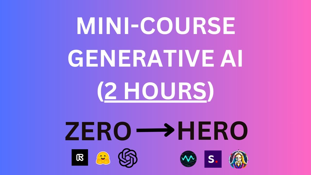 Ultimate Generative AI Course 2024: Tools, Use Cases & Concepts (Free ...
