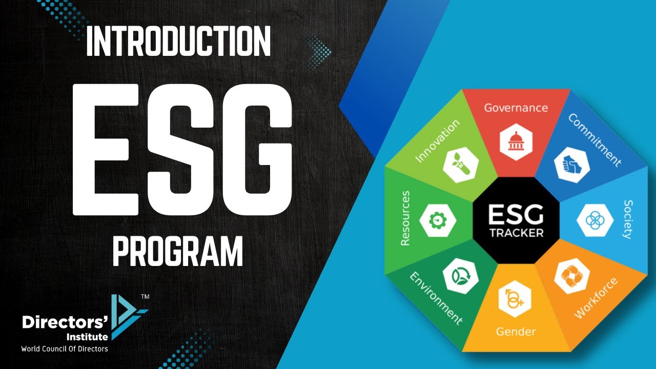 Introduction ESG Certification Program: Master Sustainable Governance ...