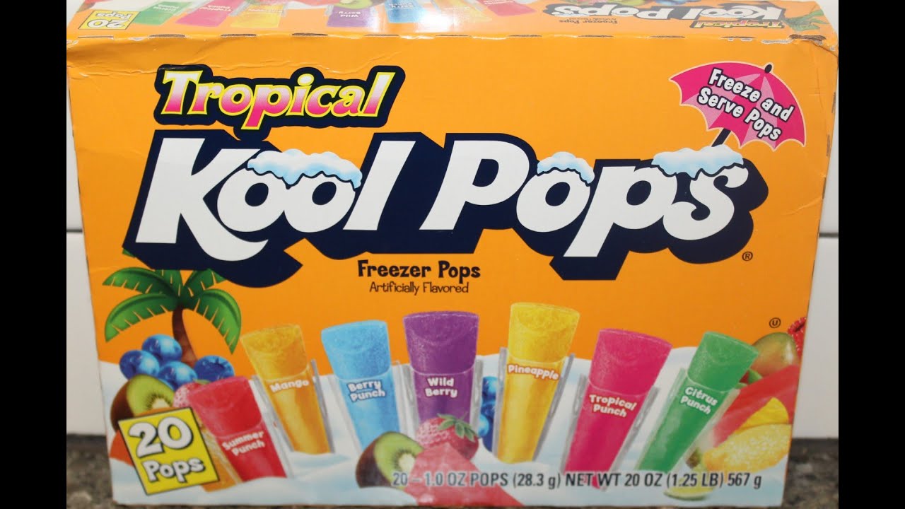 Tropical Kool Pops Freezer Pops Review - YouTube