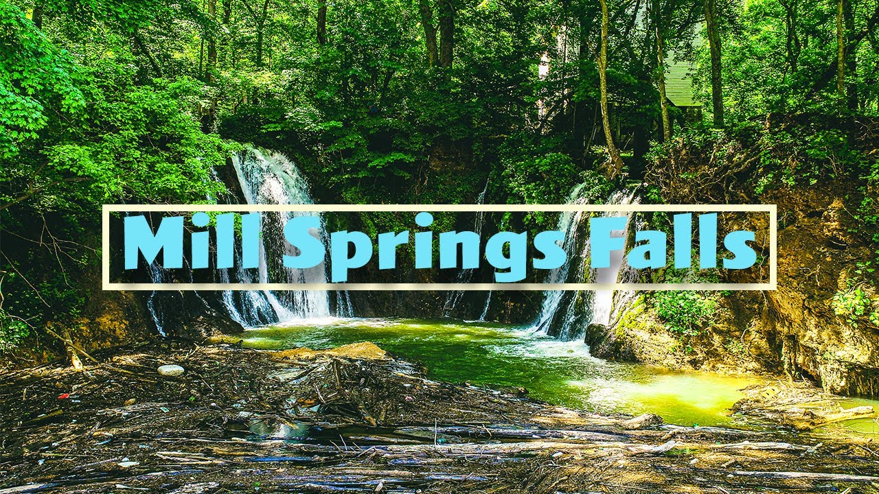 Mill Springs Falls, Kentucky Drone Video - YouTube