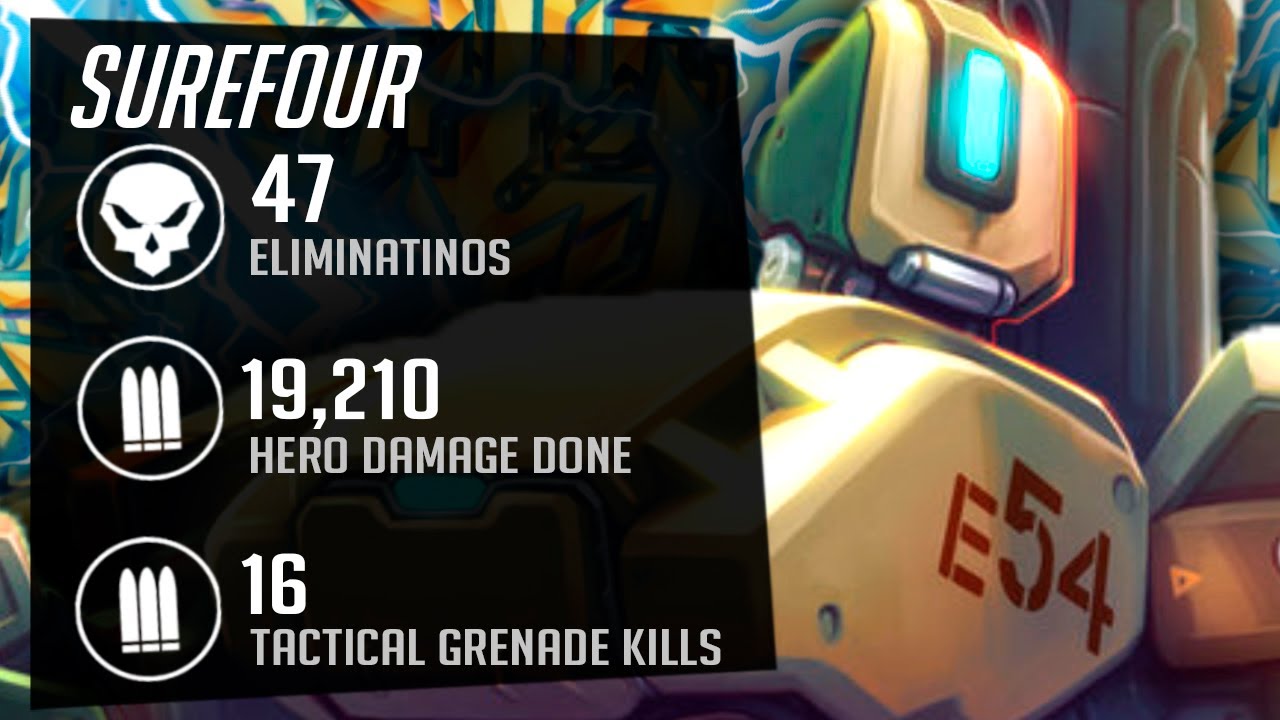 SUREFOUR is SHOWING HIS BASTION SKILL! 47 ELIMS! [ OW 2 TOP 500 SEASON ...