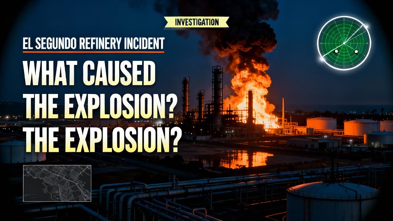 Chevron Refinery Fire El Segundo: 300-Foot Inferno - YouTube