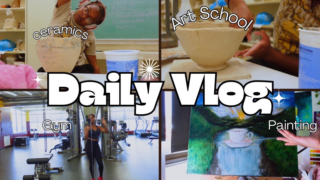 Art School Mini Vlog |Ceramic Class + MORE| - YouTube