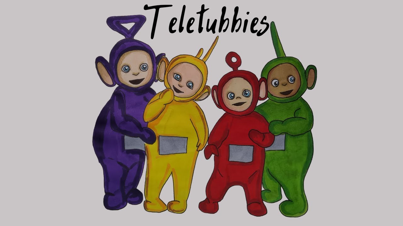 Learn to draw the Teletubbies - YouTube