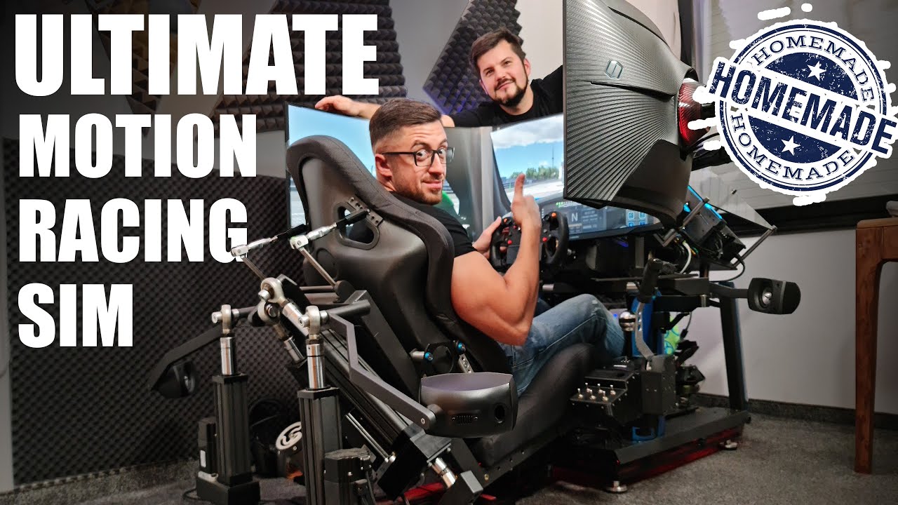 Ex-Rimac Engineer Built His Own Motion Racing Simulator!! - YouTube