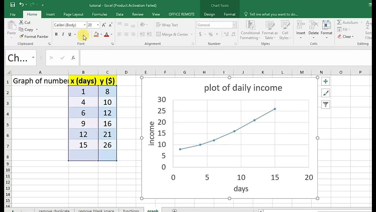 How to Draw graph Scatter plot using Microsoft Excel - YouTube