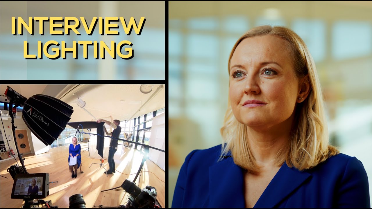 Lighting Interviews | Freelance DOP / Camera Op | Blackmagic Ursa Mini ...