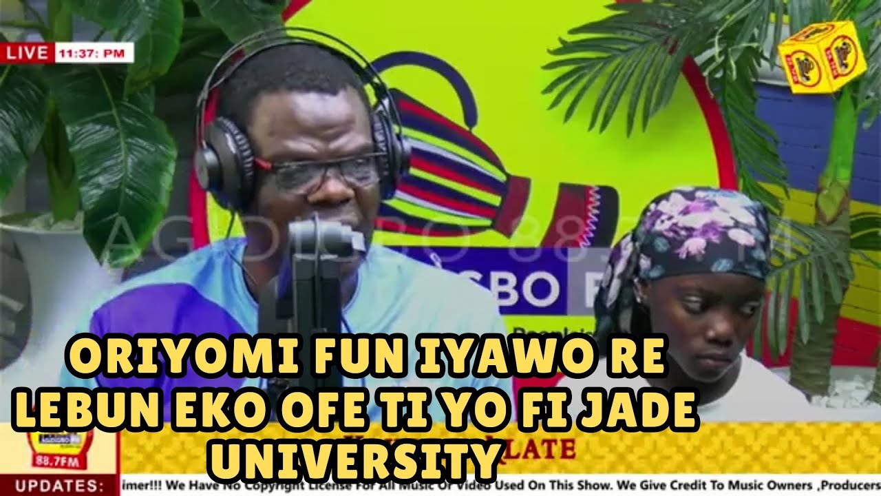 KOKORO ALATE | ORIYOMI FUN IYAWO RE LEBUN EKO OFE TI YO FI JADE ...