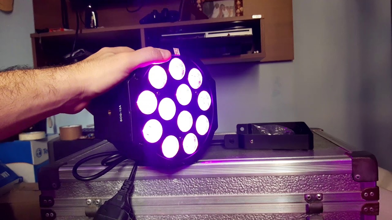 DMX !!! Unboxing par led QUADRILED - YouTube