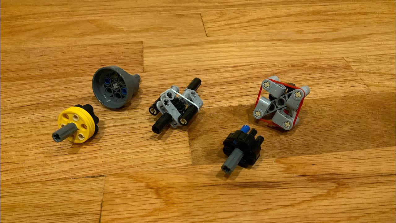 Testing different lego freewheels - YouTube