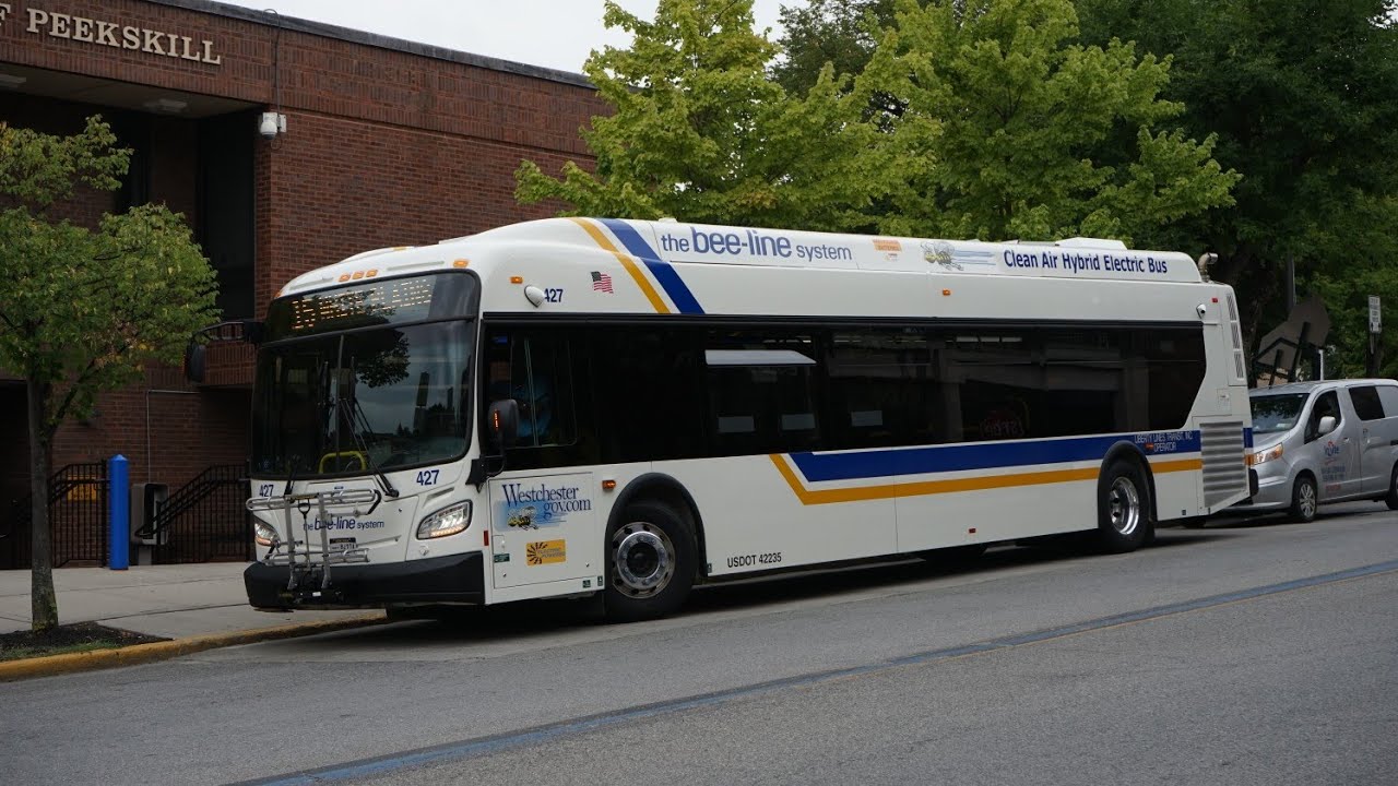 Bee Line: New Flyer XDE40 "Xcelsior" HEV #427 on the Route 15 - YouTube