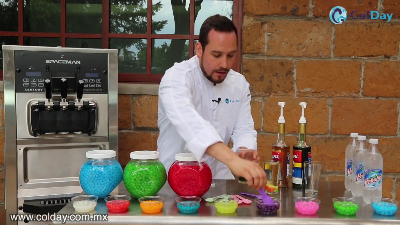 CÓMO HACER SODAS ITALIANAS | PERLAS EXPLOSIVAS | COLDAY - YouTube