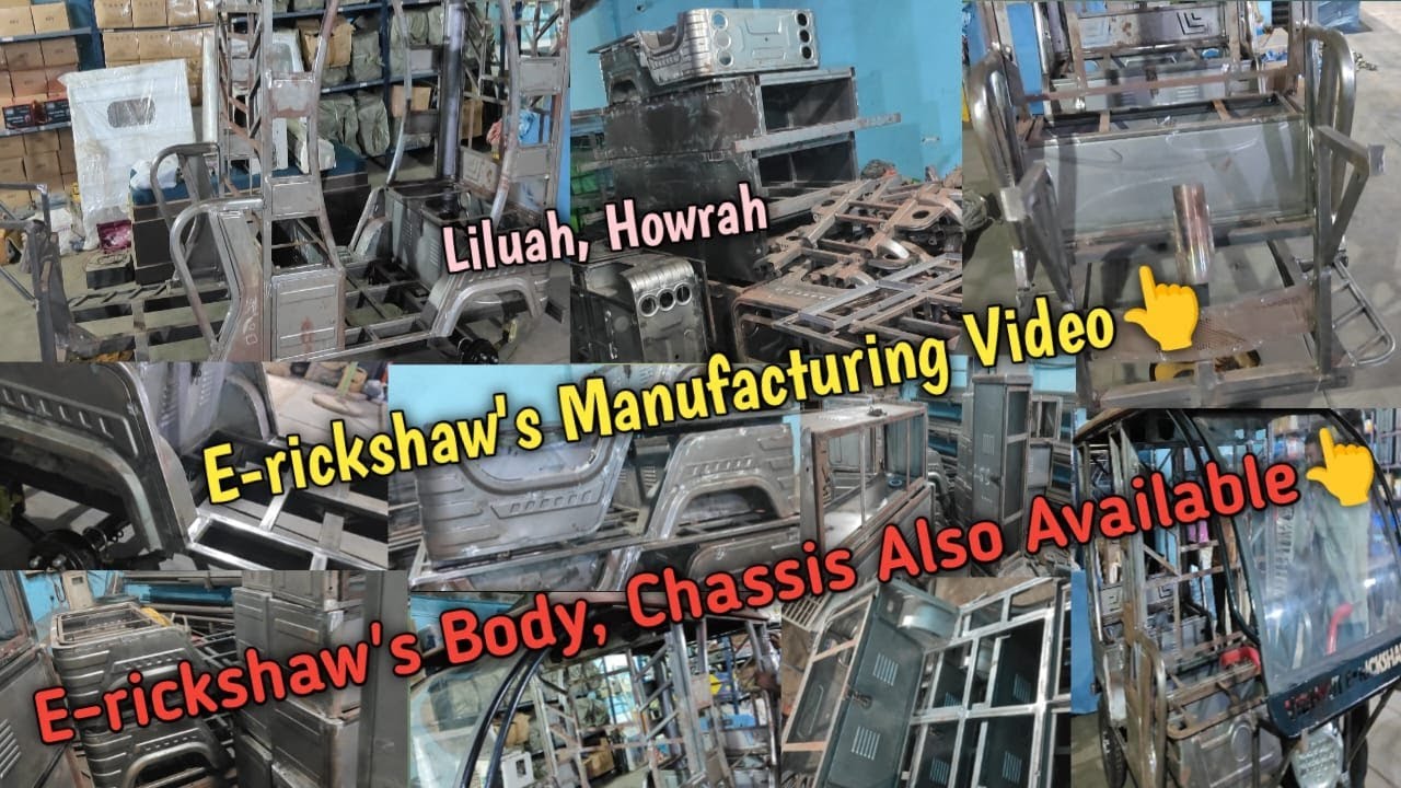 E-Rickshaw Body Parts & Chassis Available/E-rickshaw Manufacturing ...