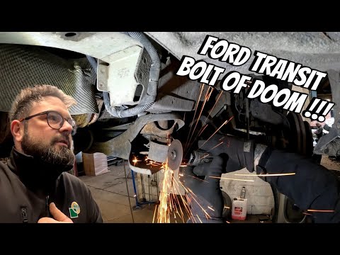 ford transit custom suspension/subframe bolt removal it will put up a fight but we don't give up!!