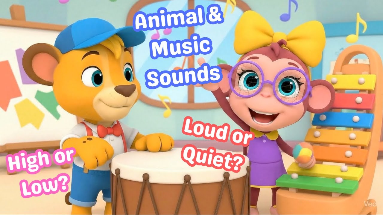 What's That Sound? 👂 | Loud, Quiet, Animal & Instrument Sounds! (The ...