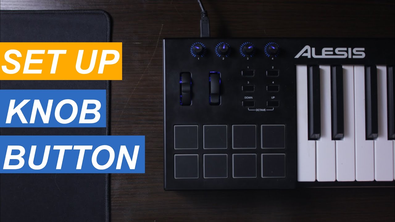 Setup Midi controller dengan komputer | Setup Alesis V25 - YouTube