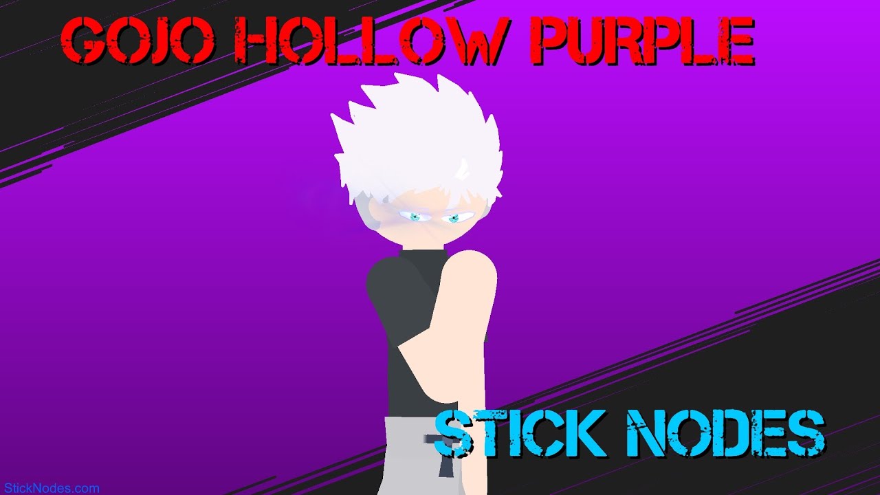 gojo hollow purple (stick nodes)#animation #sticknodes #gojo - YouTube