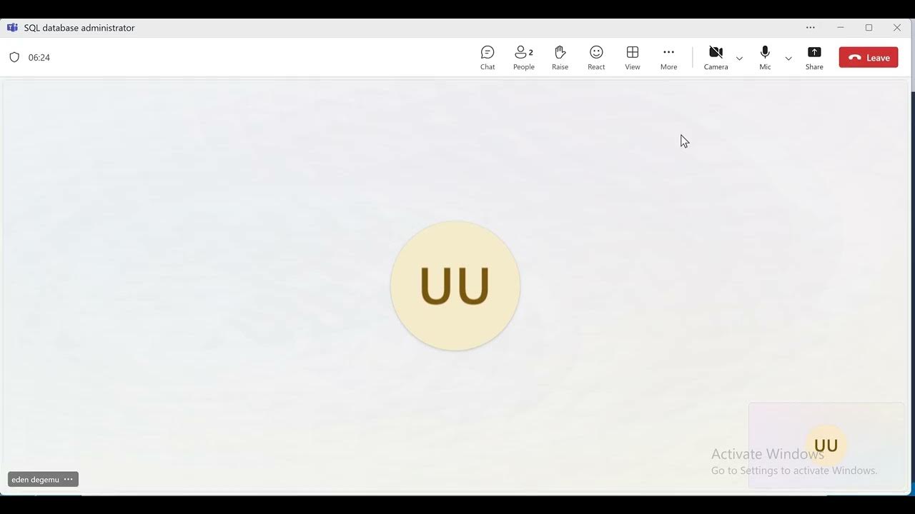 SQL DBA Mock Interview 9 - YouTube