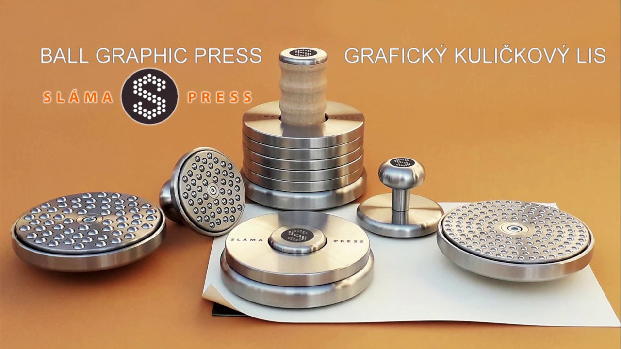 SLÁMA PRESS, grafický kuličkový lis a jeho autor. www.slamapress.com ...