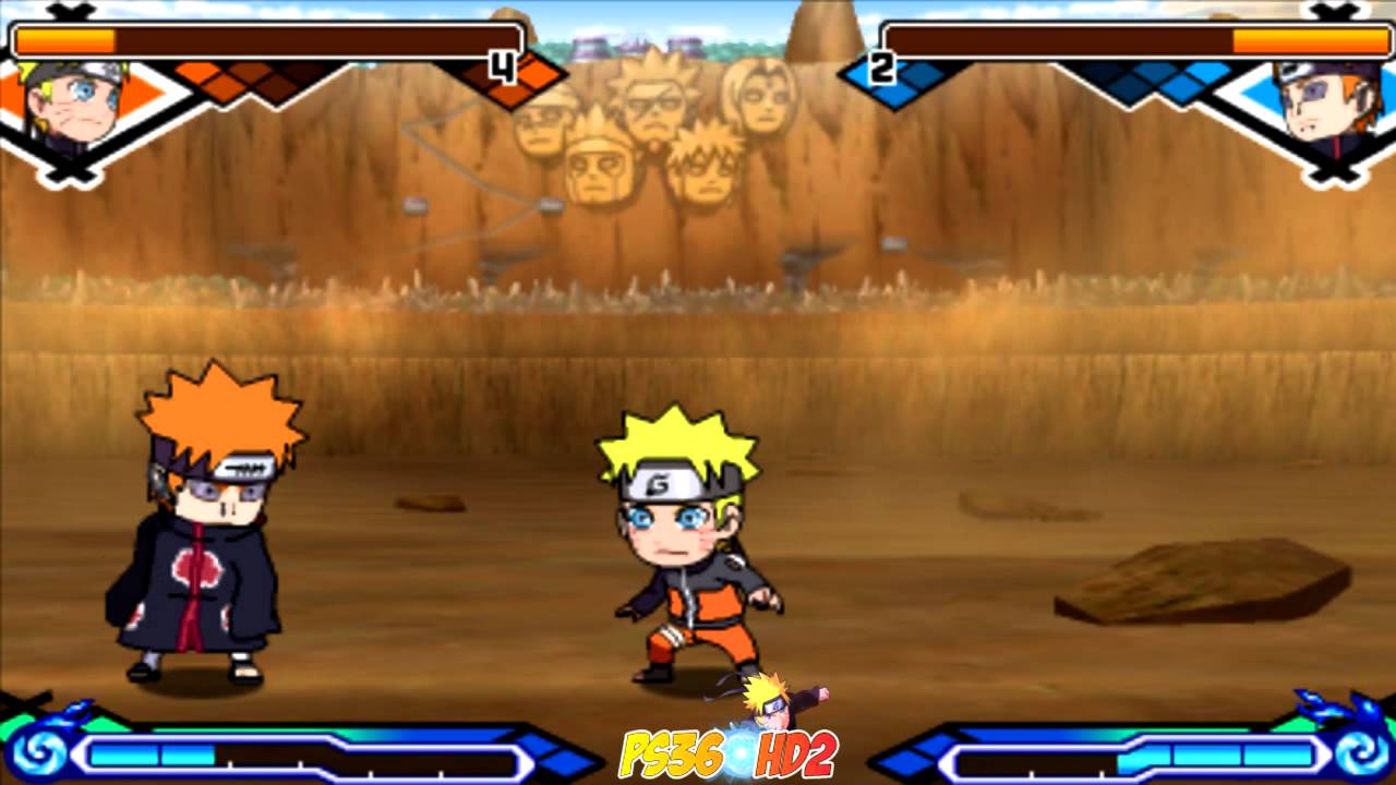 Naruto: Powerful Shippuden: Sage Naruto vs Pain Boss Battle (3ds) - YouTube