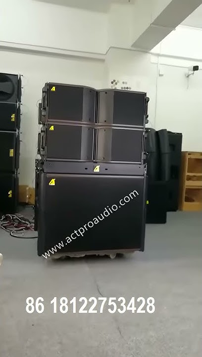 KR208 line array double 8 inch line array - YouTube