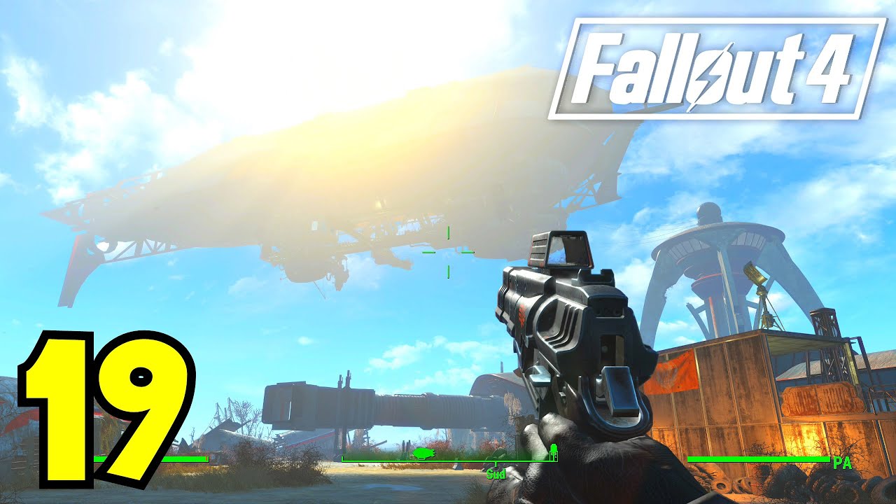 FALLOUT 4 FR #19 - Je Monte à bord du Dirigeable PRYDWEN ! - YouTube