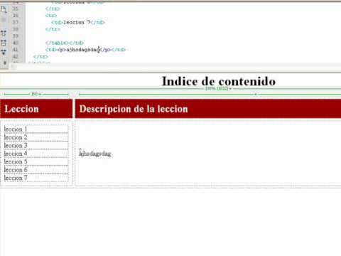 Curso gratis HTML, tablas anidadas - YouTube