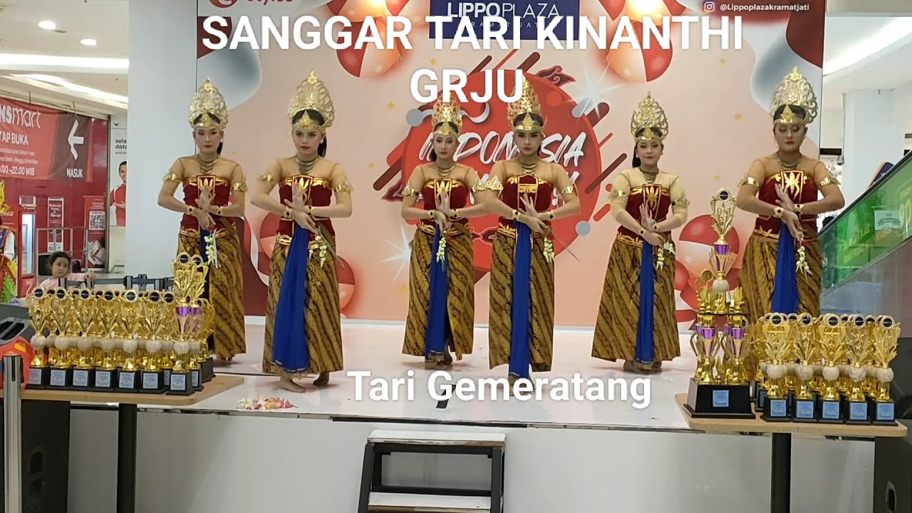 SANGGAR TARI KINANTHI GRJU Tari GEMRANTANG live Lippo Mall Kramat Jati ...