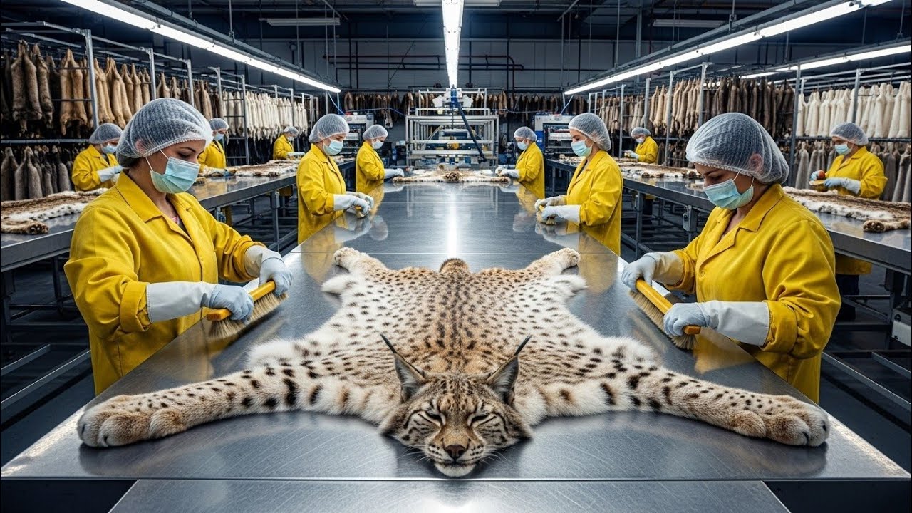 Inside the Lynx Fur Processing Factory: Rare Cat to Exclusive Fashion ...