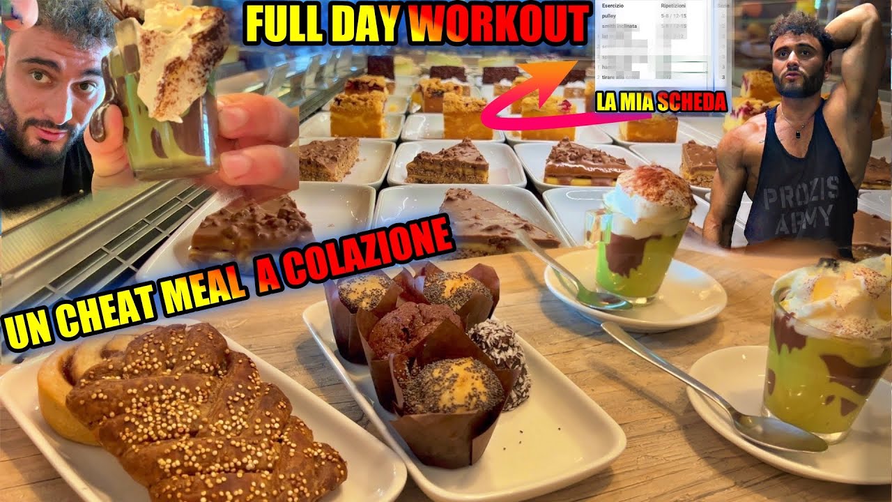 CHEAT MEAL A COLAZIONE : IL MIO NUOVO ALLENAMENTO PER L'IPERTROFIA MUSCOLARE + MUSCOLI + CALORIE ...